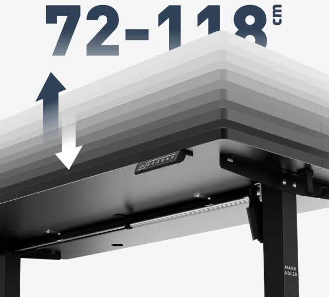 Elektrický výškově nastavitelný stůl Mark Adler Leader 7.3 černý