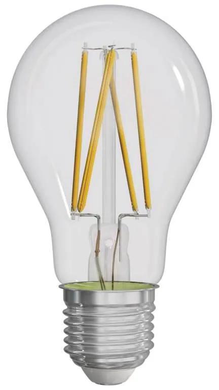 LED filamentová žárovka, A60, E27, 8W, teplá bílá Emos Z74270