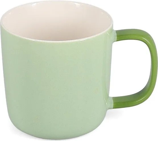 Zelený hrnek z kostního porcelánu 370 ml Mae – ONA