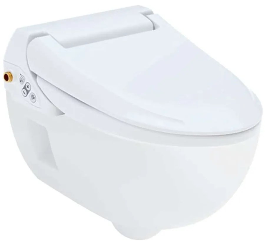 Geberit AquaClean - Elektronický bidet AquaClean 4000 s keramikou, Rimfree, SoftClosing, alpská bílá 146.135.11.1