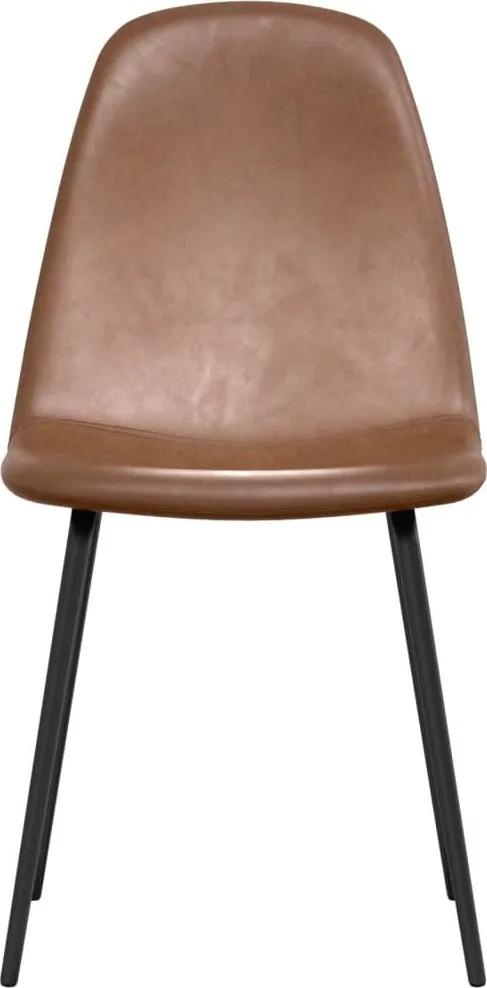 vidaXL Jídelní židle 4 ks 45 x 53,5 x 83 cm umělá kůže [353057] Barva: Černá