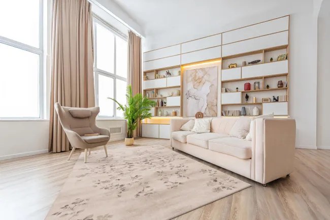 Koberec Agnella Isfahan Tosca bílý