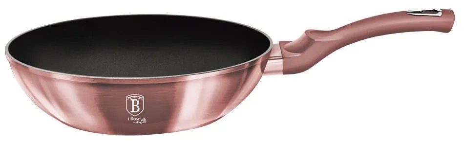 BERLINGERHAUS Pánev WOK s titanovým povrchem 28 cm I-Rose Edition BH-6030