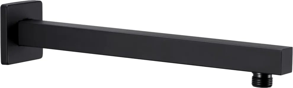 Podpůrné rameno do sprchy hranol nerezová ocel 201 černé 30 cm 147731