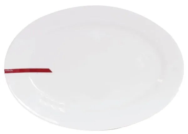 Talíř z kostního porcelánu Sabichi Bone China, šířka 30 cm