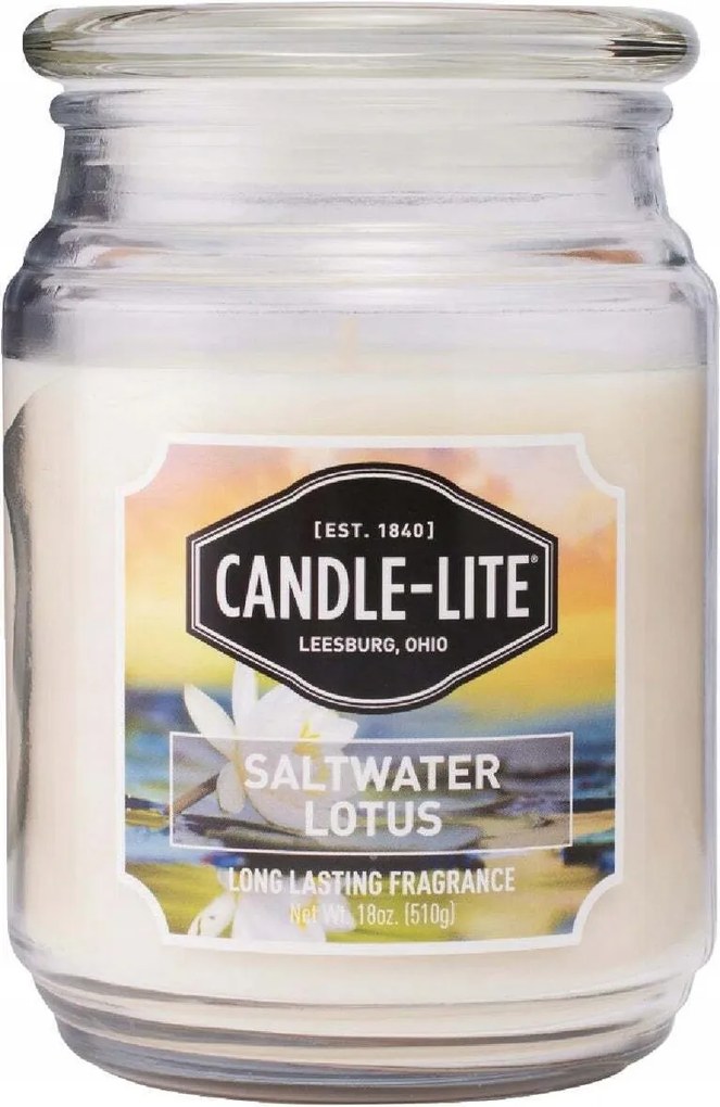 Velká svíčka Saltwater Lotus Candle-lite