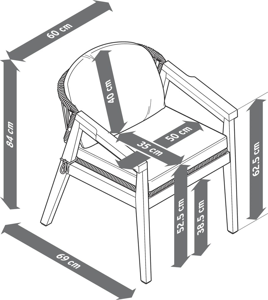 Tchibo - Pohodlná zahradní židle s textilním výpletem - barva: zelená