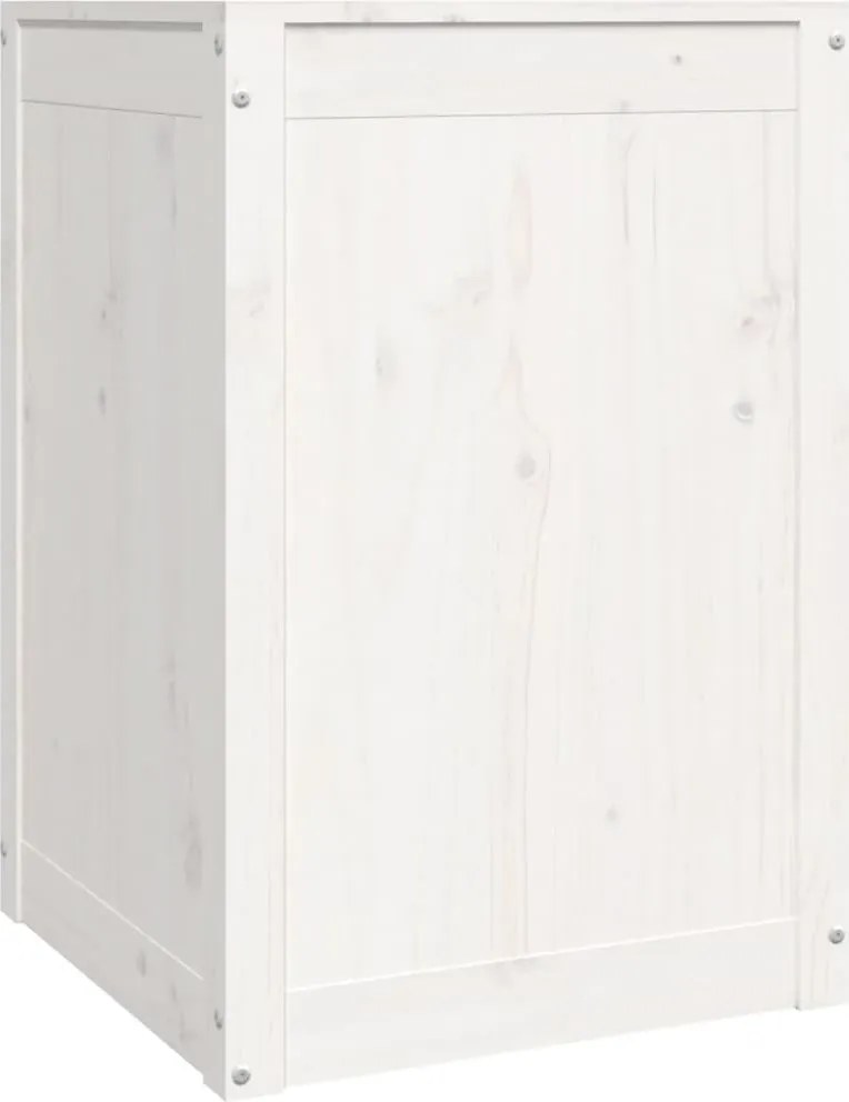 vidaXL Box na prádlo 44 x 44 x 66 cm masivní borové dřevo [823567] Barva: Šedá