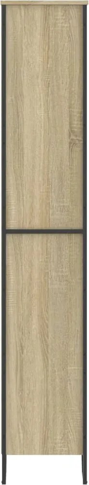 Knihovna dub sonoma 80 x 31 x 169 cm kompozitní dřevo 3295313