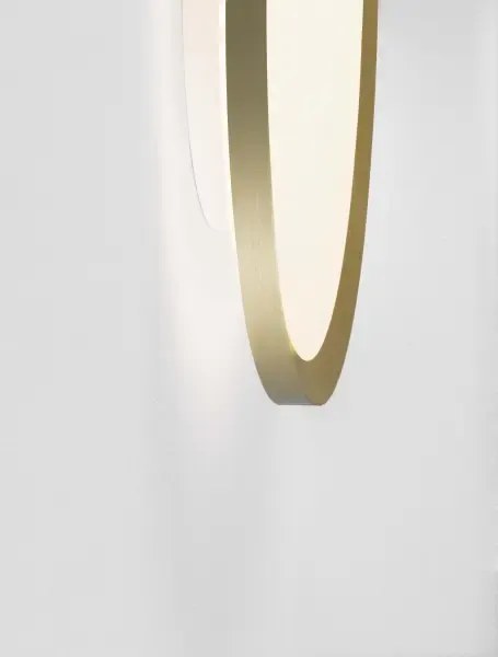 LED stmívatelné zlaté designové stropní svítidlo Aoton
