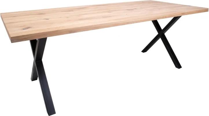 Designový jídelní stůl Finnegan, bílý dub