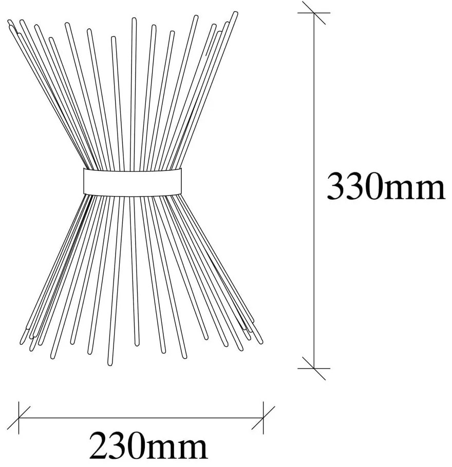 Černé nástěnné svítidlo Kirpi – Opviq lights