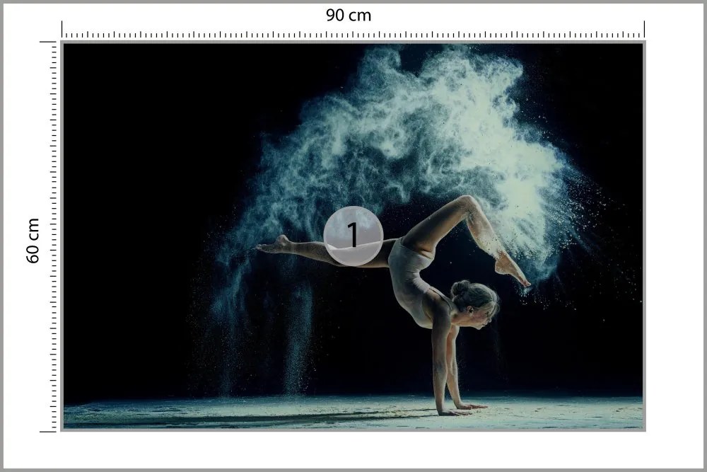 Fototapeta Gymnastka Během Představení Hladký vinyl 360x240