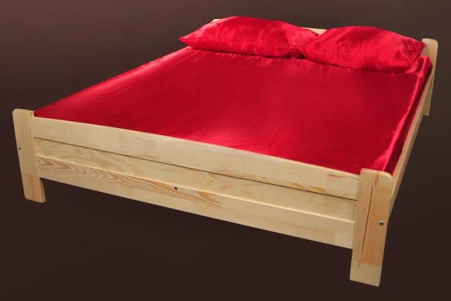 postel, dvojlůžko Tempo Kondela Wiktor LR-30.1, 160 x 200 cm, borovice