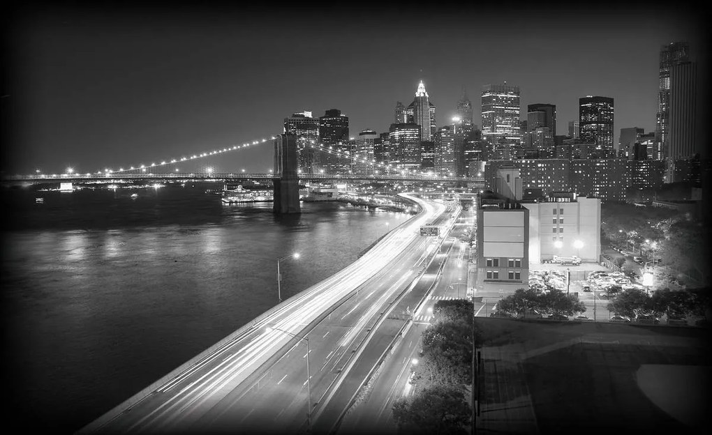 Fototapeta - New York Brooklyn Bridge City (152,5x104 cm)