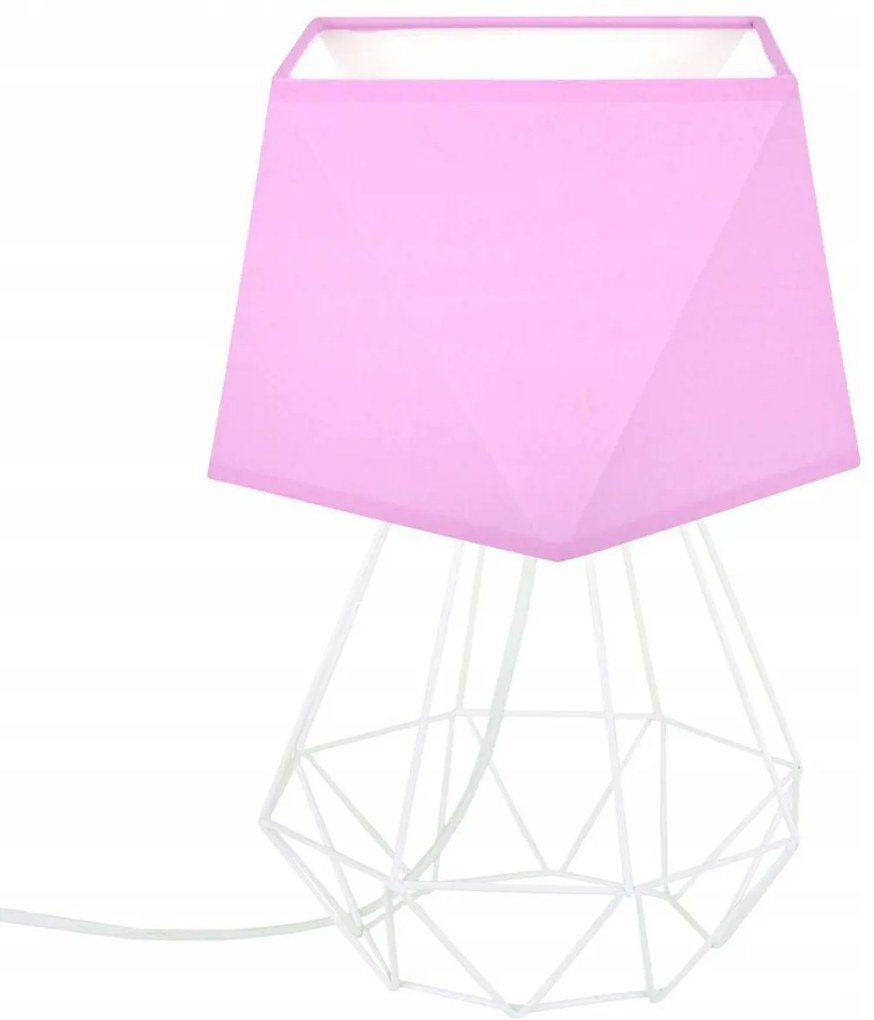 Stolní lampa Diamond 1, 1x textilní stínítko (výběr ze 12 barev), (výběr ze 3 barev konstrukce)