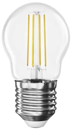 Žárovka Filament LED E27 3,4W Mini Globe bílá teplá EMOS ZF6D22