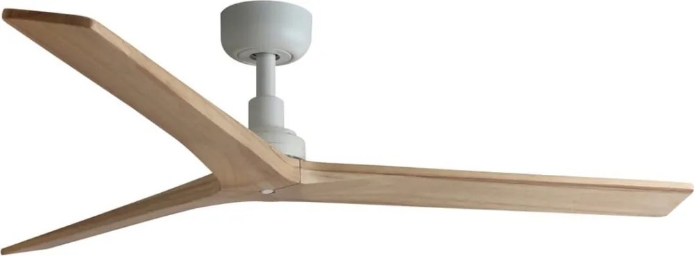 FARO 34280 - Stropní ventilátor KLIM M borovice/bílá pr. 125 cm+dálkové ovládání