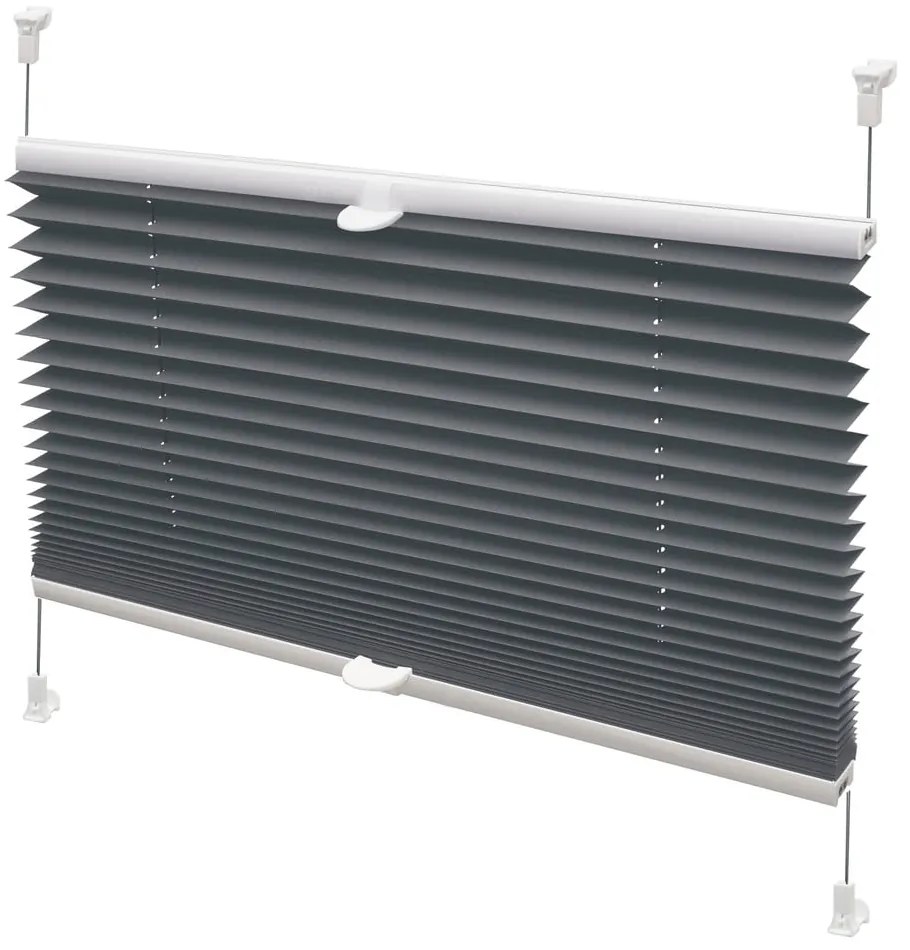 Antracitová roleta 57x150 cm Plisé Verona – Gardinia
