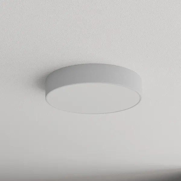 Koupelnové stropní svítidlo se senzorem CLEO 3xE27/24W/230V pr. 40 cm šedá IP54