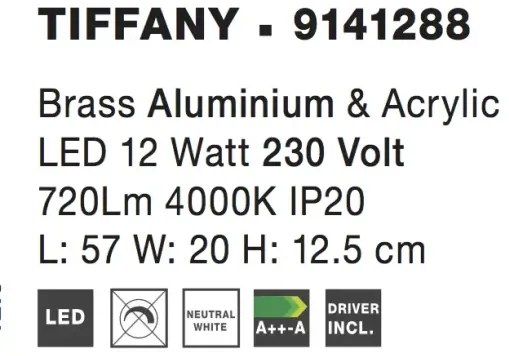 LED nástěnné svítidlo Tiffany