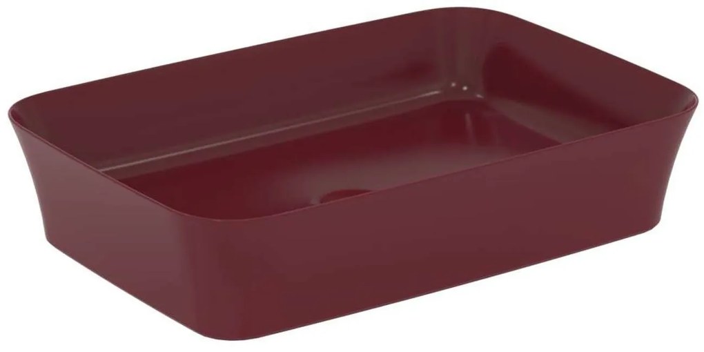 Ideal Standard Ipalyss - Umyvadlo na desku, 55x38 cm, bez přepadu, Pomegranate E2076V6