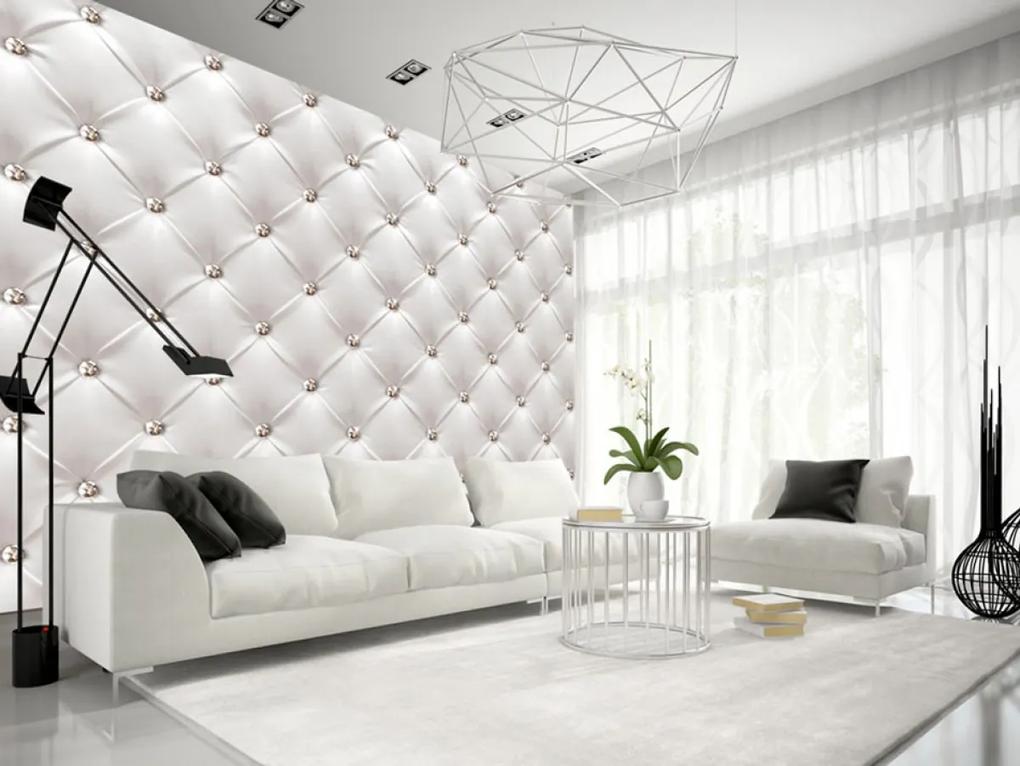 Murando DeLuxe 3D tapeta bílá kůže Velikost (šířka x výška): 250x175 cm