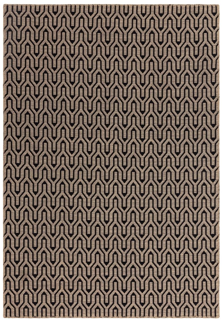 Tribeca Design Kusový koberec Radio Black Lattice Rozměry: 200x290 cm