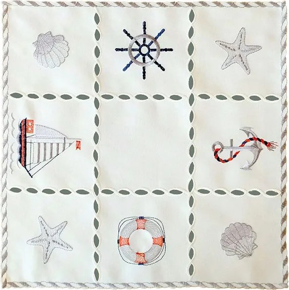 Ubrus Námořnické symboly 40 × 40 cm