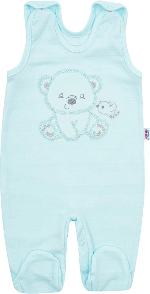Kojenecká soupravička do porodnice New Baby Sweet Bear modrá, vel. 56 (0-3m)