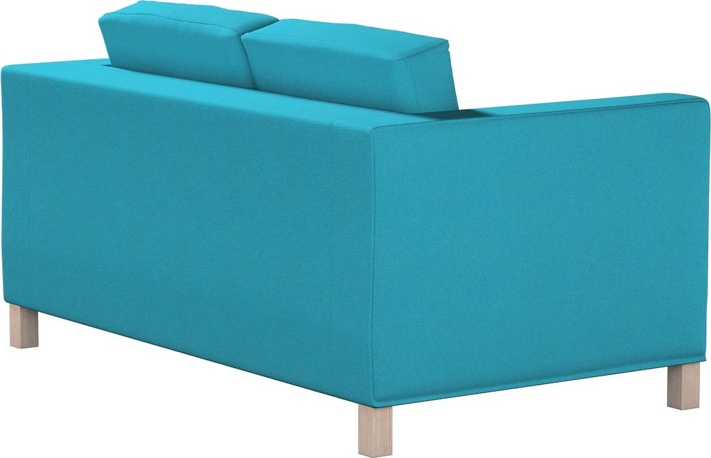 Potah na pohovku IKEA Karlanda 2-místná, krátký barva modrá látka pletený vzor