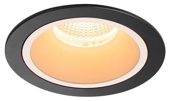 NUMINOS® DL L vnitřní LED zápustné stropní svítidlo černá/bílá 2700 K 55° - BIG WHITE