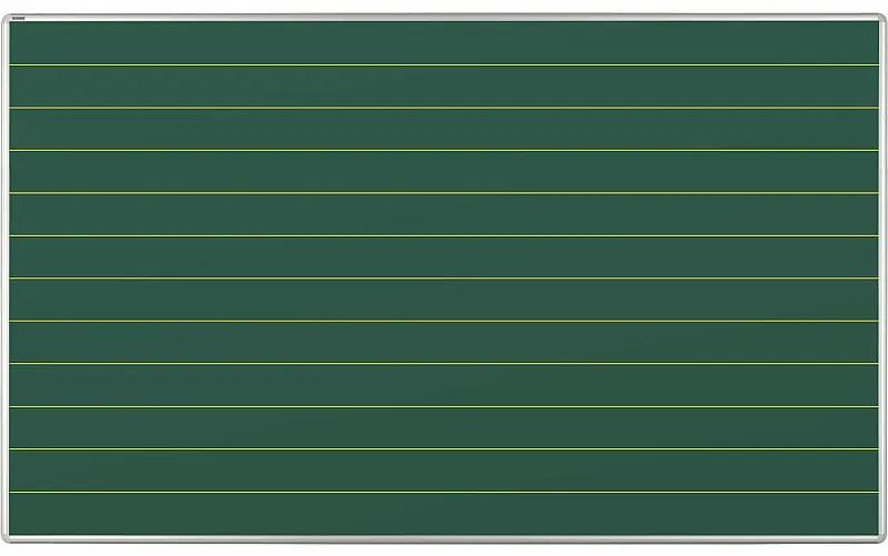 Magnetická tabule pro popis křídou ŠKOL K 200 x 120 cm (potisk) - linky 120 mm (102001202203)