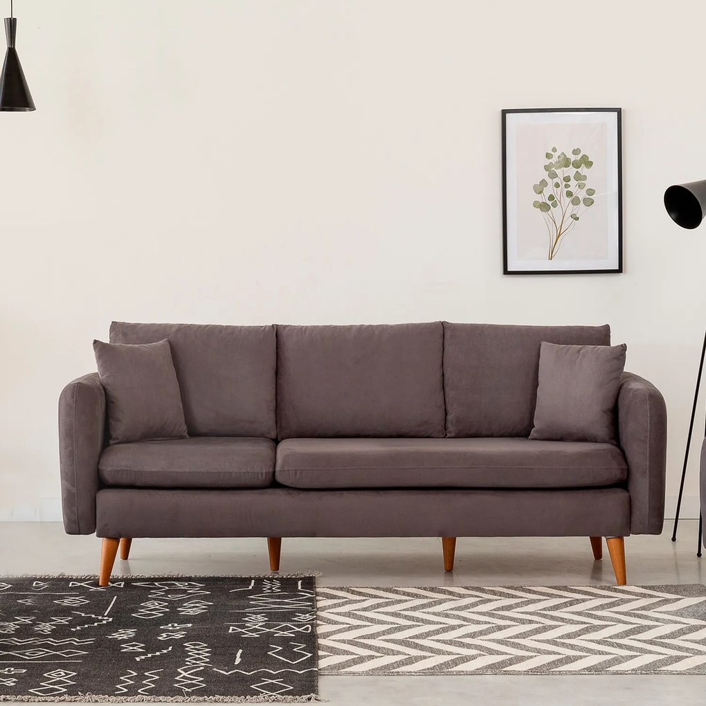 Hanah Home Pohovka SOFIA antracitová 215 cm