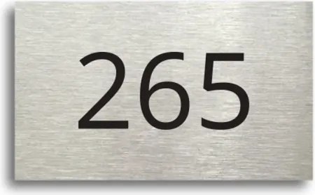 ACCEPT Číslo na dveře - typ 09 (50x30mm) - bílá tabulka - barevný tisk