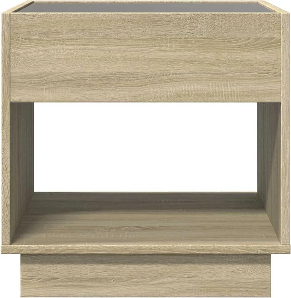 Noční stolek s Infinity LED dub sonoma 50 x 50 x 50 cm 3284086