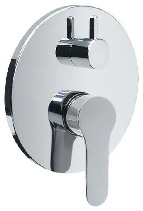 Mereo Mereo, Sprchová podomítková baterie s trojcestným přepínačem, Zuna, Mbox, kryt, chrom, CB60157ZA