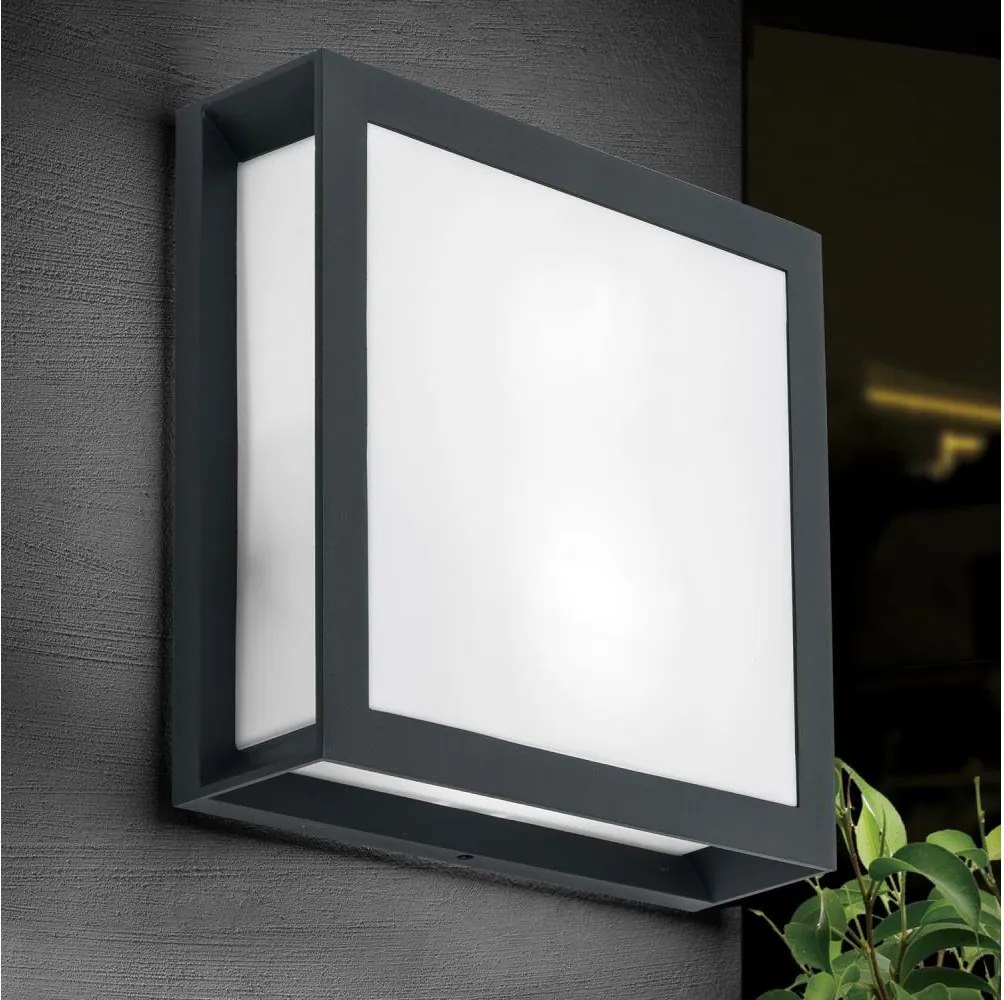 Orion - Venkovní svítidlo HENRY 2xE27/15W/230V 26x26 cm IP44 antracit