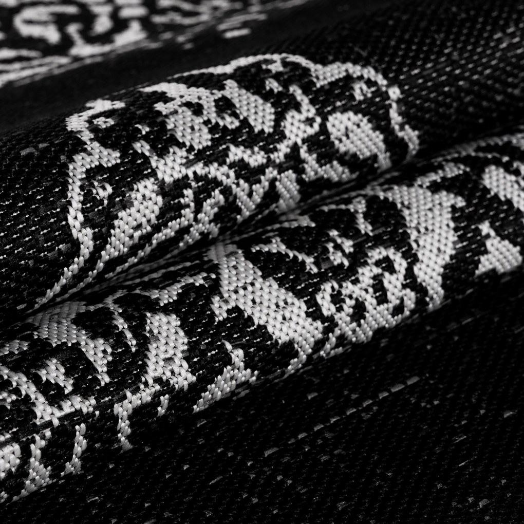 Ayyildiz Kusový koberec SUNNY 4416, Černá Rozměr koberce: 80 x 150 cm