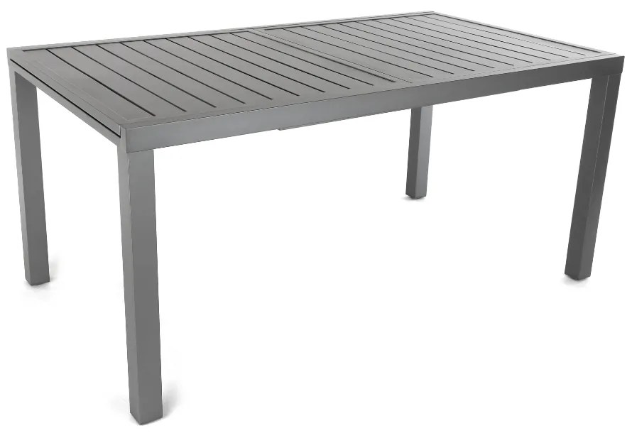 Zahradní rozkládací stůl Mirolo, 160–240 × 89 cm, šedá