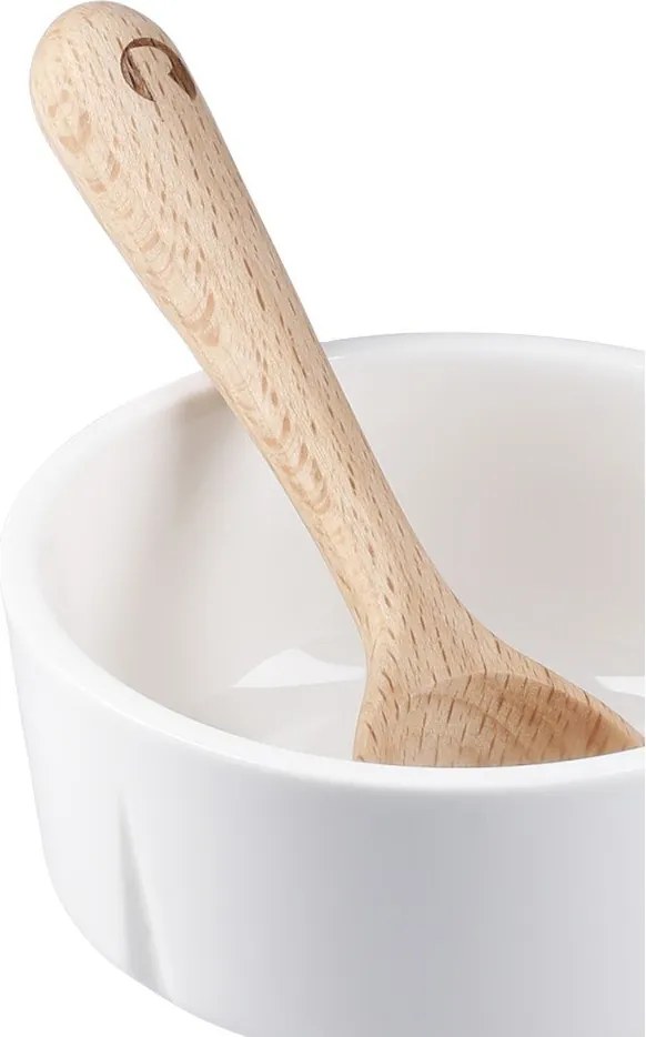 Bílá porcelánová/dřevěná miska na dip Grand Cru – Rosendahl