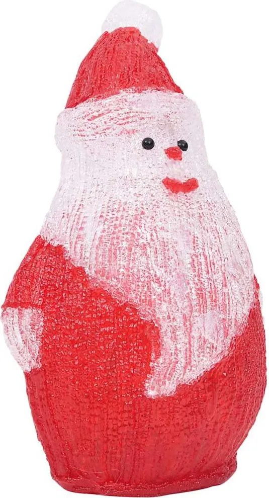 Vánoční akrylový Santa s LED vnitřní i venkovní 28 cm 328786