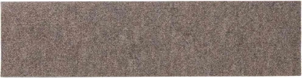 Schodové rohože samolepicí 15 ks 76 x 20 cm béžové obdélníkové 326933
