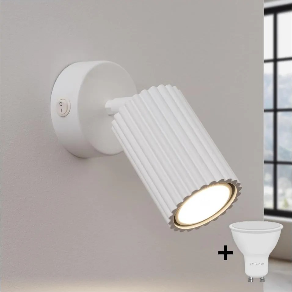 Brilagi - LED Nástěnné bodové svítidlo CRESTO 1xGU10/10W/230V bílá