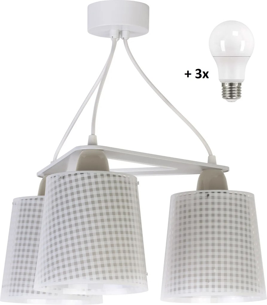 Dalber 80224B VICHY - Dětské závěsné svítidlo  + Dárek 3x LED žárovka