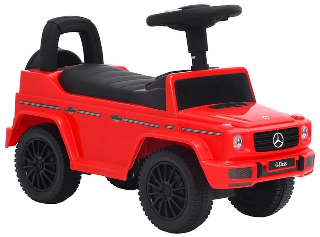 vidaXL Marketos Odrážedlo Mercedes-Benz G63 červené