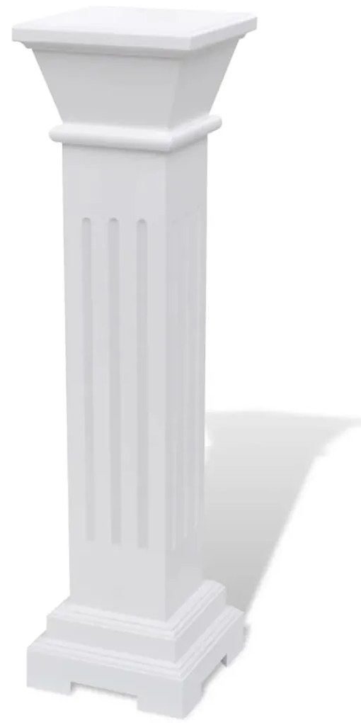 Klasický stojan na květiny, čtverhranný sloup MDF 241849