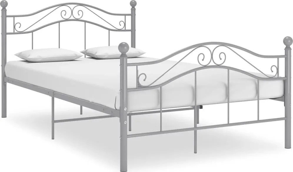 vidaXL Rám postele kov 120 x 200 cm [324994] Barva: Černá