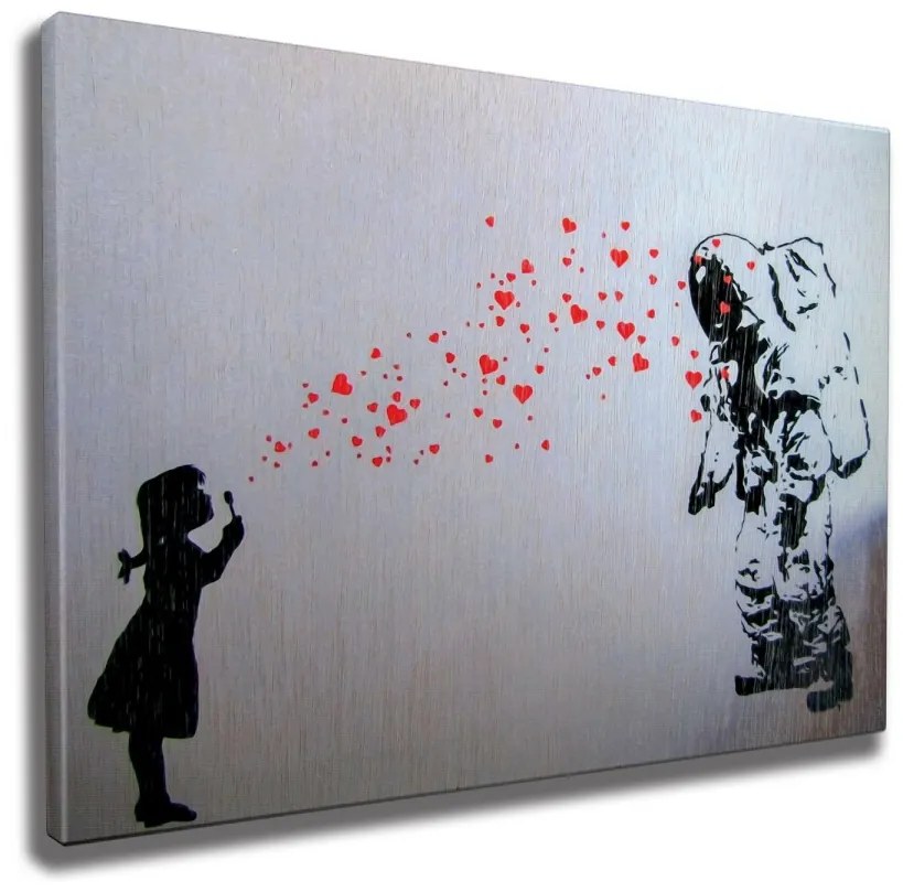 Obraz na plátně Astronaut love WY05 50x70 cm