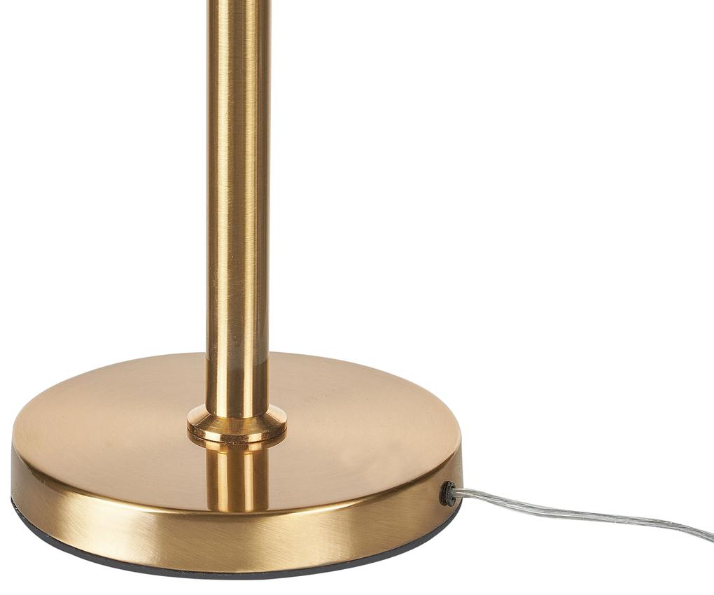 Kovová stolní lampa zlatá TAMESI Beliani